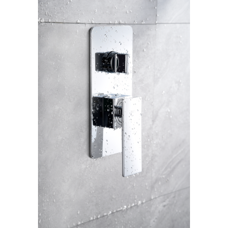 PISA SINGLE-LEVER MECHANICAL SHOWER KIT WITH DIVERTER + SHOWERHEAD AND ...