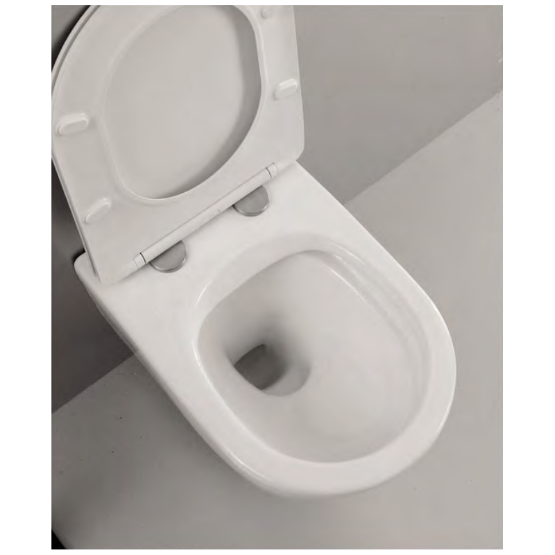 FISSORE.com FLY SET WALL-HUNG TOILET + BIDET WITHOUT RIM INCLUDING SEAT...