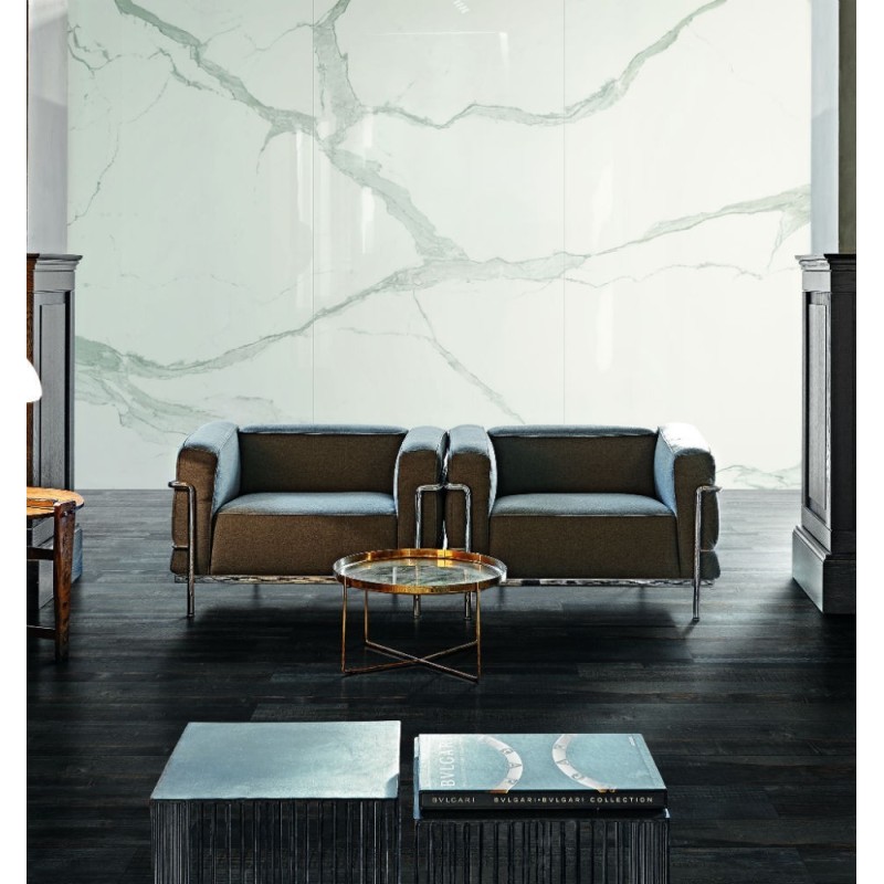 REX CERAMICHE I CLASSICI STATUARIO GLOSSY 60x120 - 6mm - Fissore Ve...