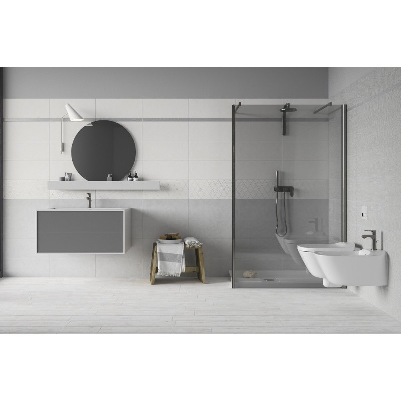 IDEA CERAMICA VERNISSAGE NEVE 25X60 - FISSORE Online Sale Tiles...