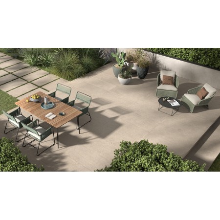 CASTELVETRO CERAMICHE Konkrete_outfit Beige 60x60 20mm - FISSORE Ve...