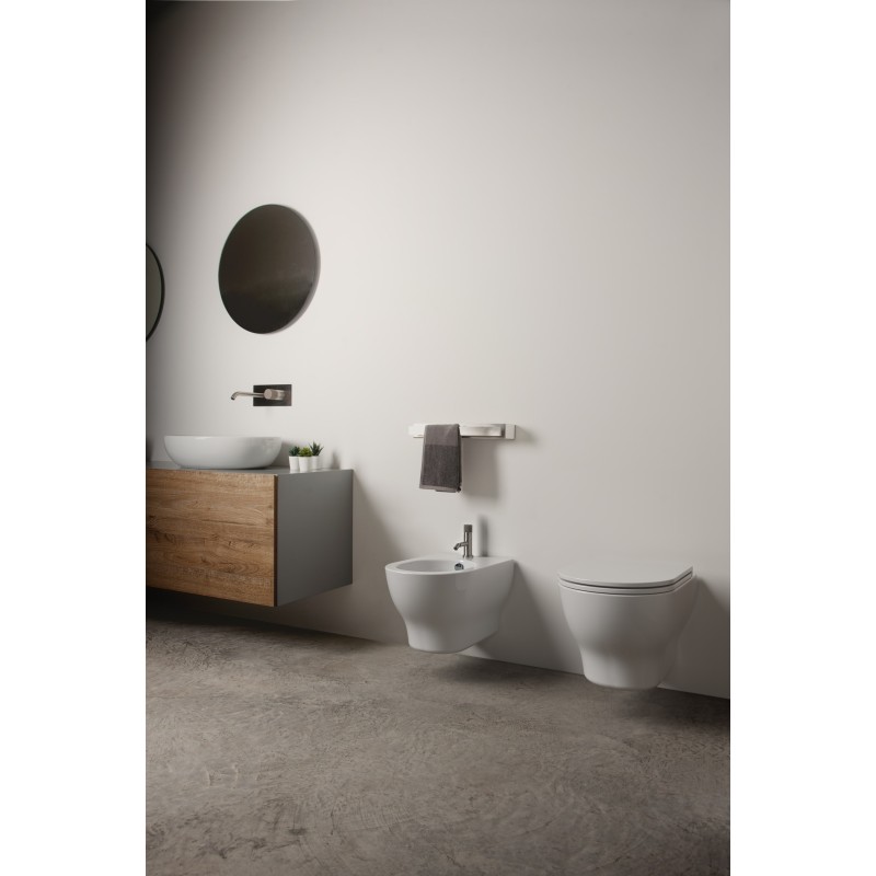 GSG SPEED WALL-HUNG TOILET WITHOUT RIM - FISSORE Online Sale Plates...