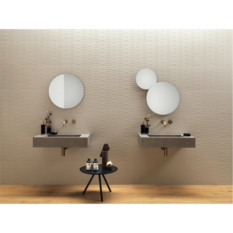 ATLAS CONCORDE 3d Wall Carve Whittle Ivory 40x80 Matt - Fissore Ven...